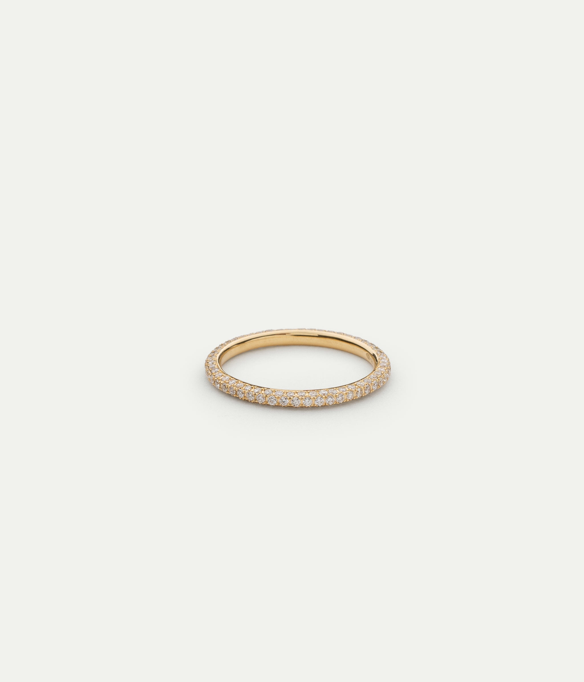 Giulia yellow gold diamond ring